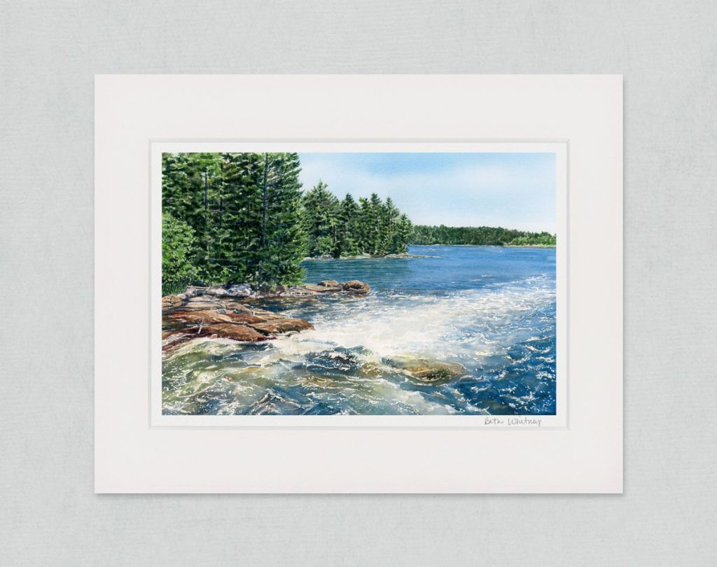 Goose Falls Print, Harborside | Beth Whitney Studio