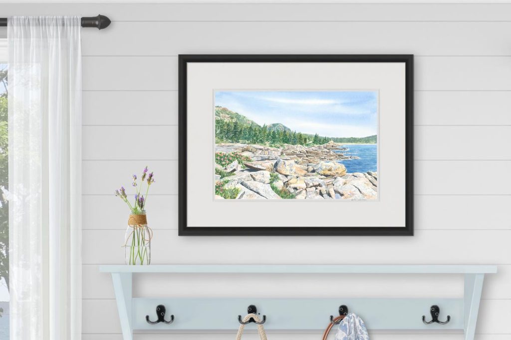 Ocean Drive Print, Acadia | Beth Whitney Studio